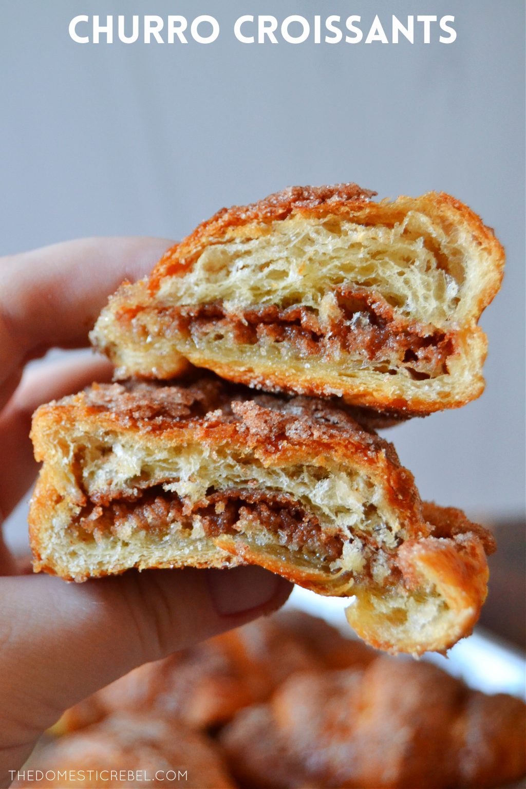 The BEST Churro Croissants | The Domestic Rebel